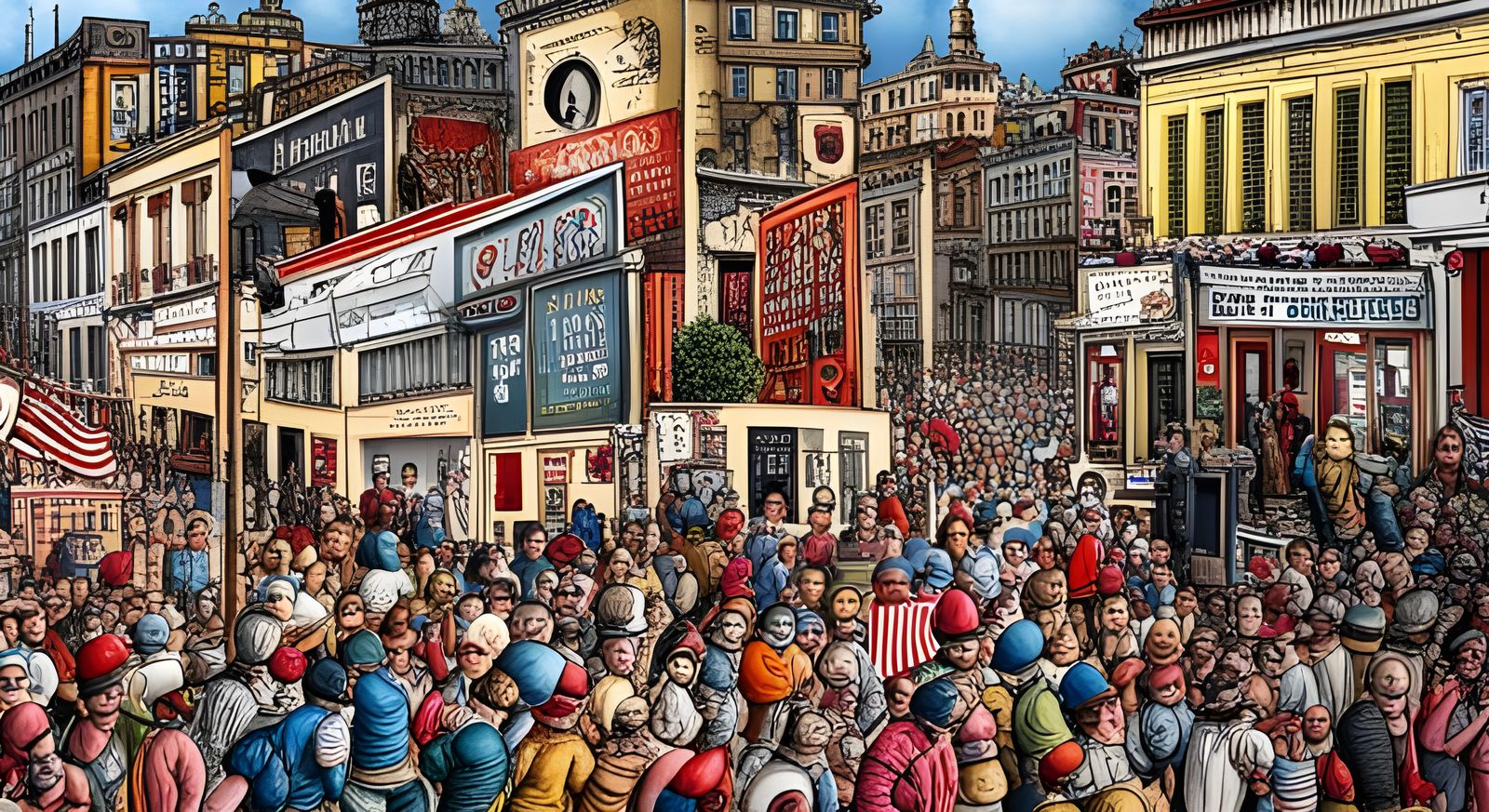 Where's Wally - AI Generated Artwork - NightCafe Creator