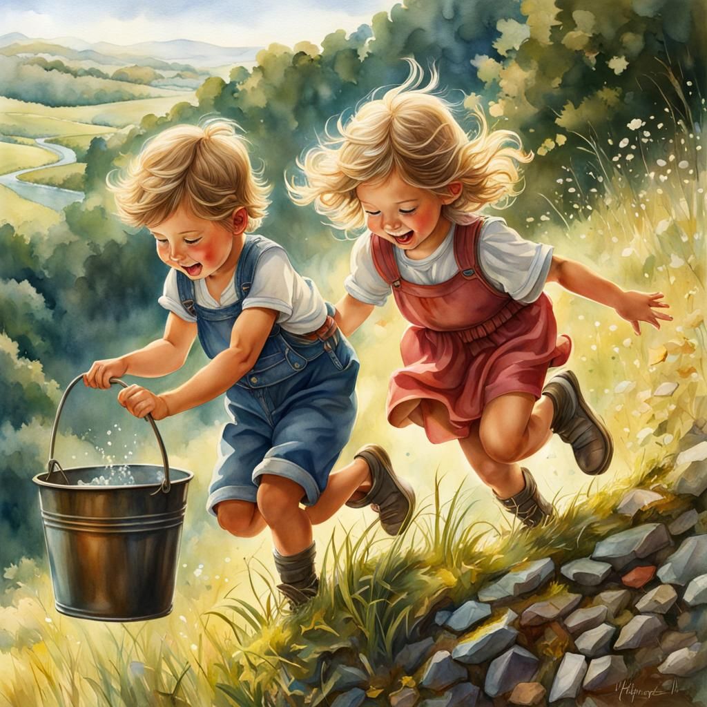 Jack and Jill - AI Generated Artwork - NightCafe Creator