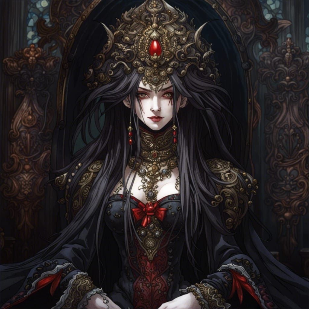 Vampire Queen - AI Generated Artwork - NightCafe Creator