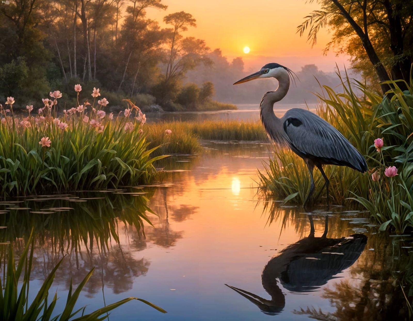 Wetland Sunset - Wetland Sunset