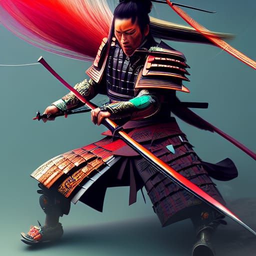 Samurai step 2 - AI Generated Artwork - NightCafe Creator