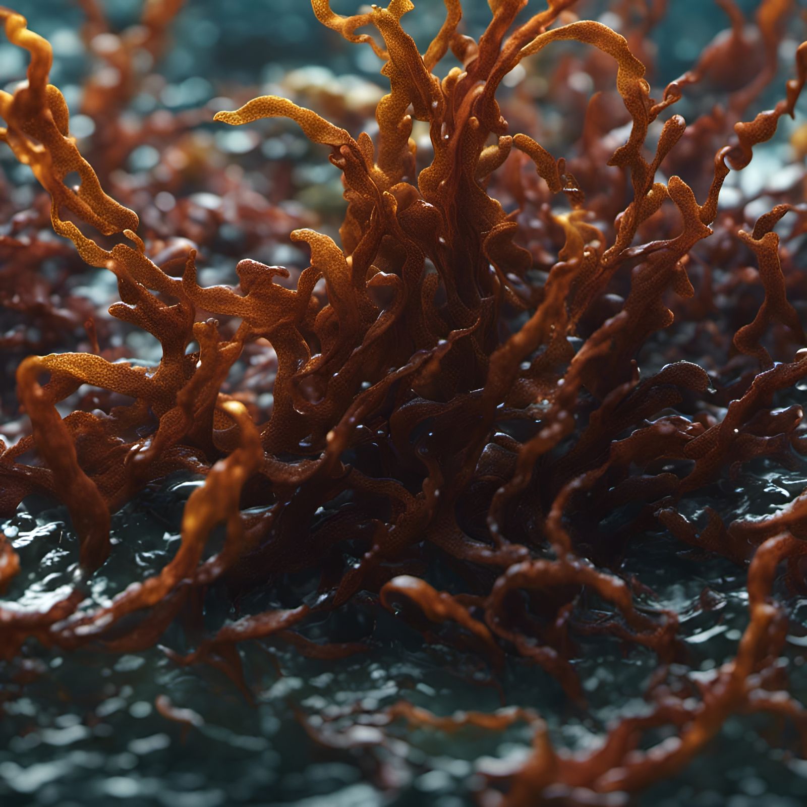 Photo-realistic Seaweed - AI Generated Artwork - NightCafe Creator