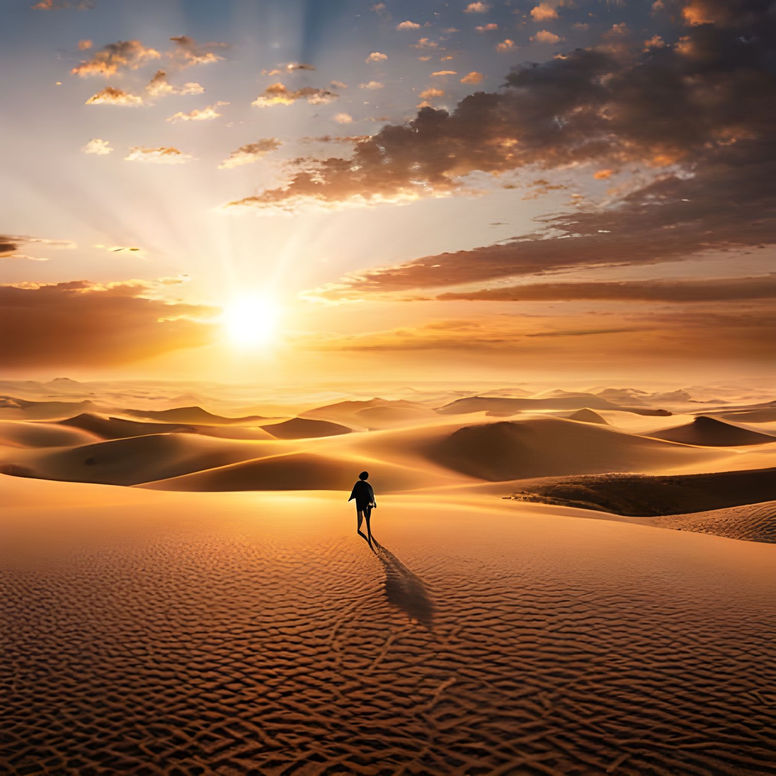 Desert Deserted - AI Generated Artwork - NightCafe Creator