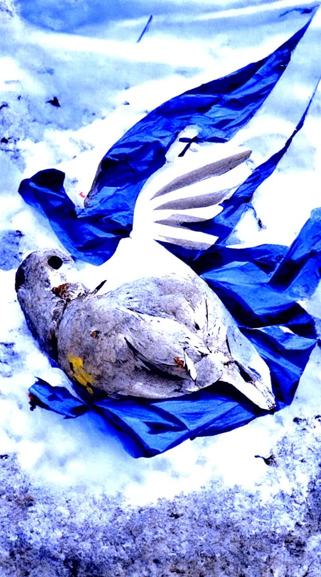 Dead dove of peace - AI Generated Artwork - NightCafe Creator