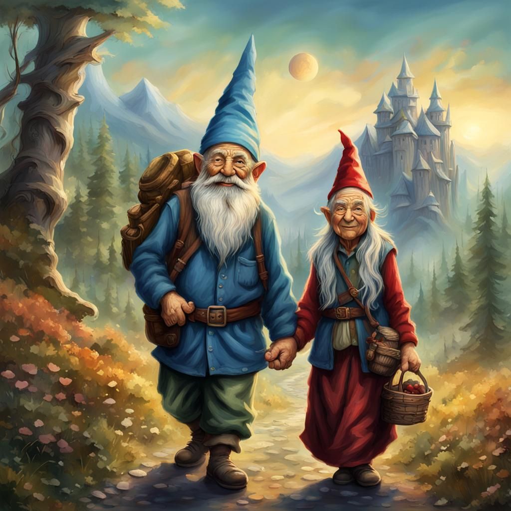 Wise Old Gnomes - AI Generated Artwork - NightCafe Creator