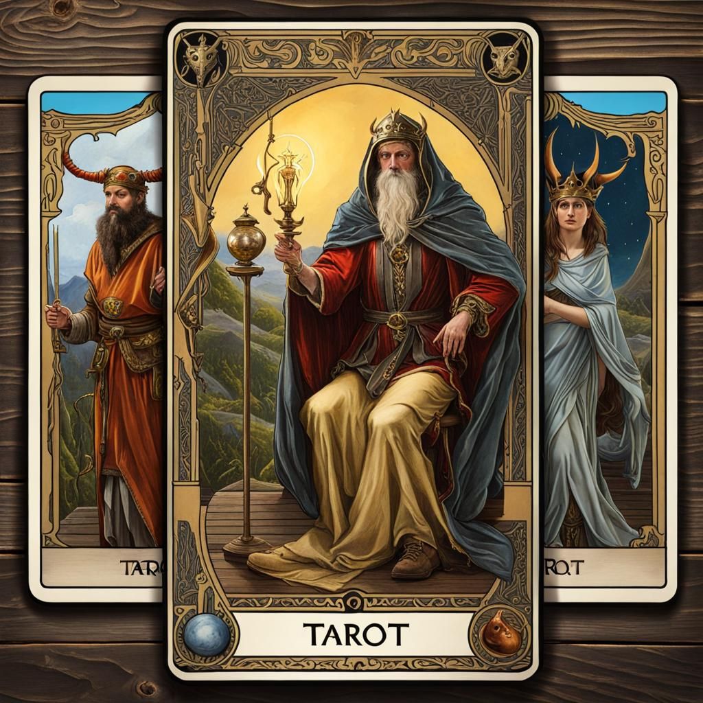 Tarot cards (2) - AI Generated Artwork - NightCafe Creator