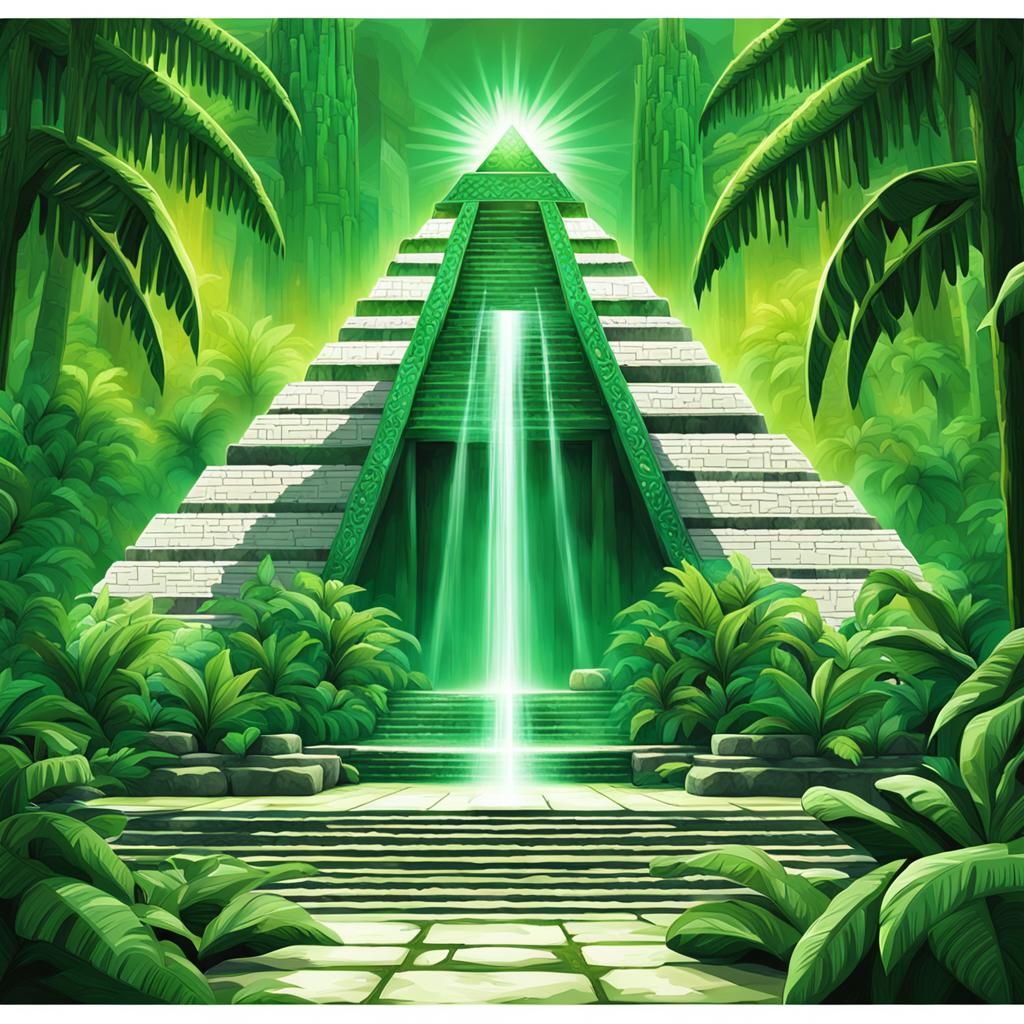 Hidden portal into the ancient Aztec world dimension. Sdxl1 - AI ...