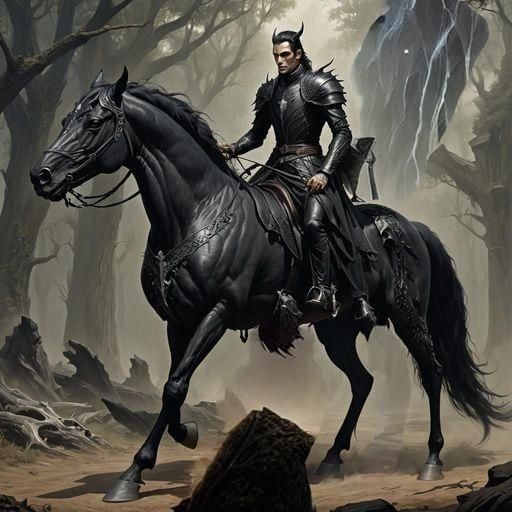 Dark Rider - AI Generated Artwork - NightCafe Creator