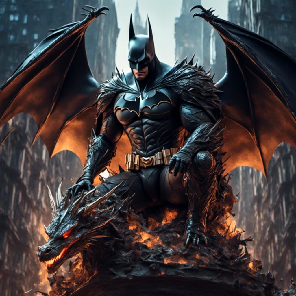 Batman in Action - AI Generated Artwork - NightCafe Creator