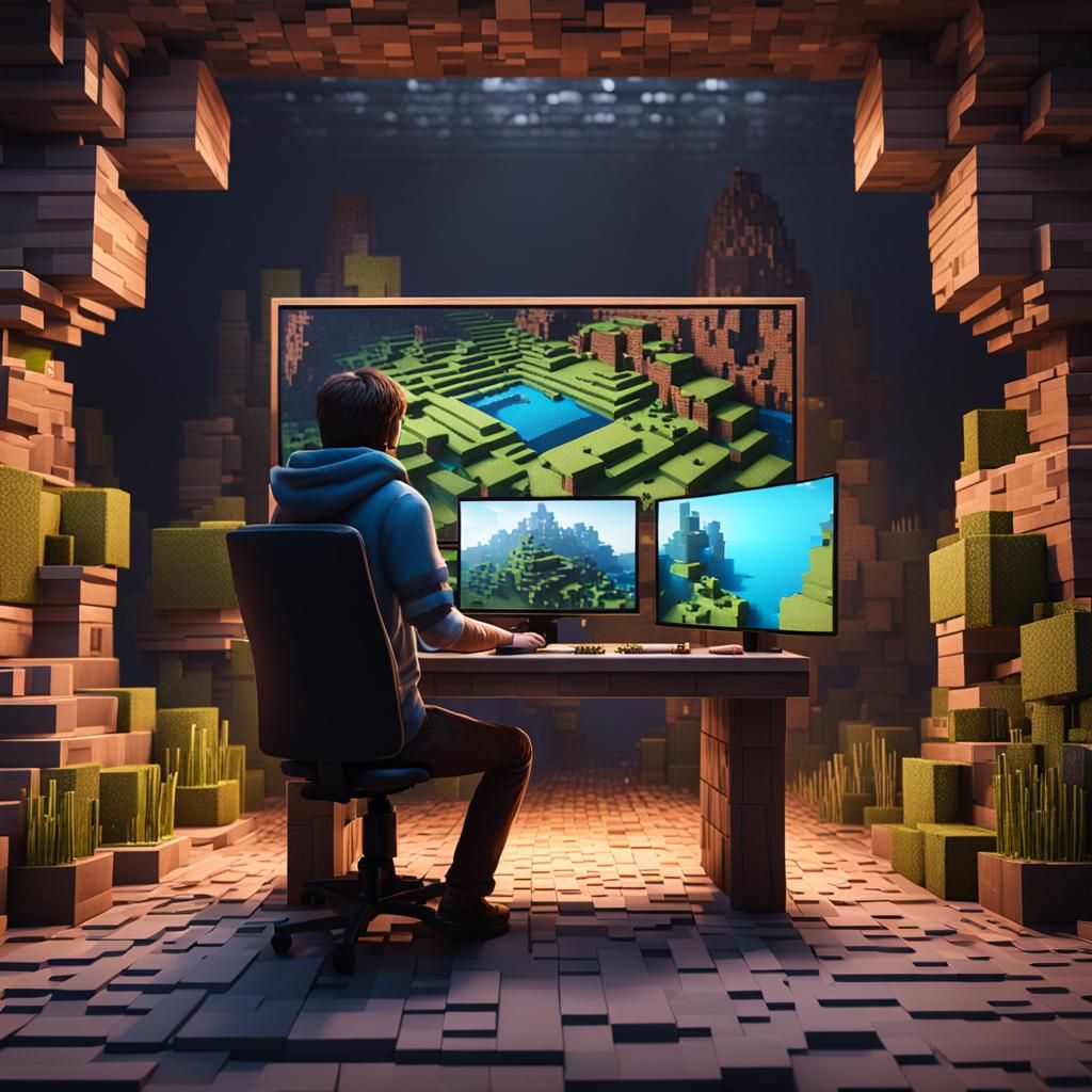 Minecraft - AI Generated Artwork - NightCafe Creator