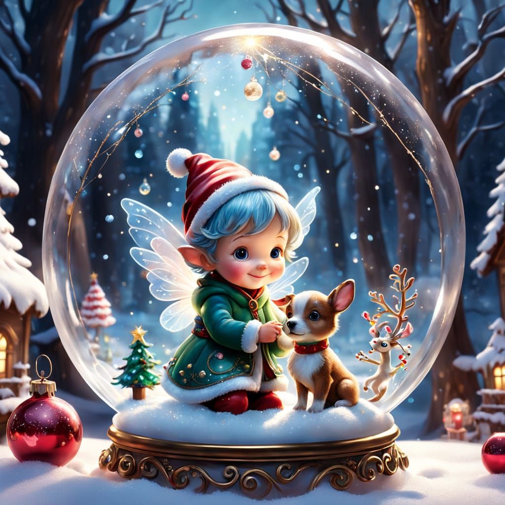 Stunningly Beautiful Christmas Fairy in Whimsical ... - AI Art