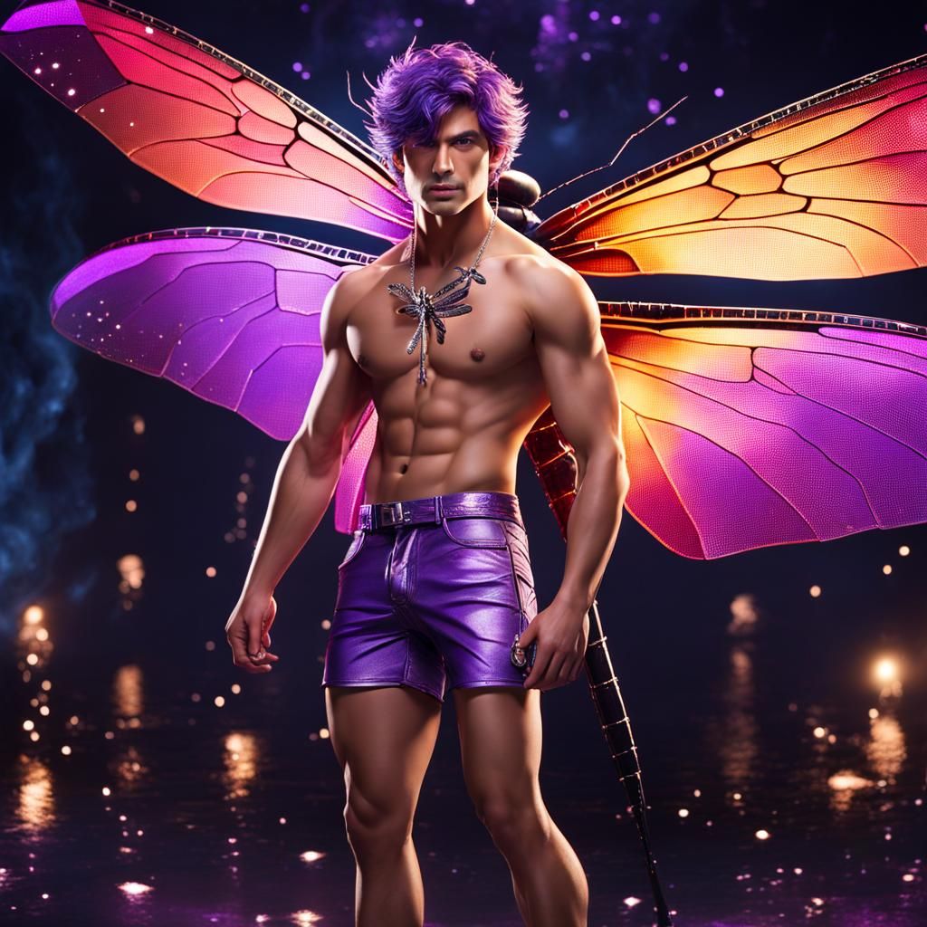 Purple Fae 231031C - AI Generated Artwork - NightCafe Creator