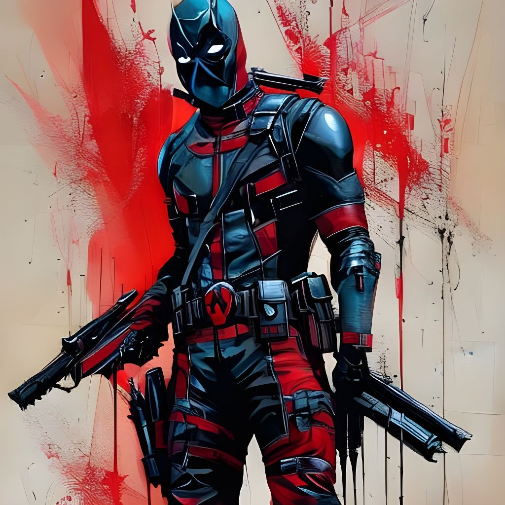 Dark Deadpool - AI Generated Artwork - NightCafe Creator