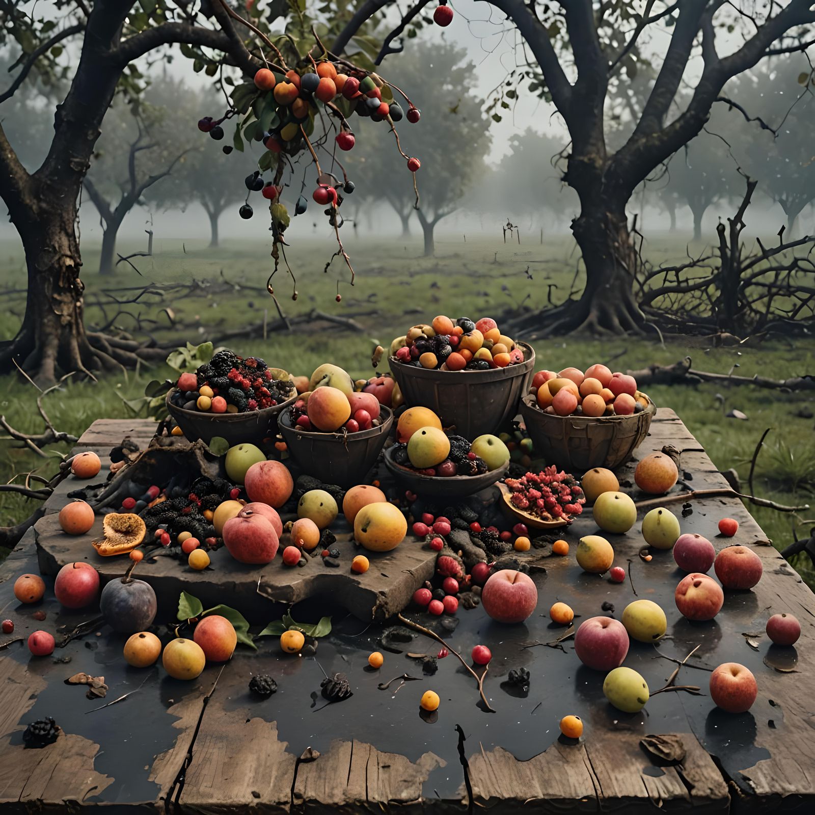 Matthew 7:19 "Every tree that does not bear good fruit is cut down and ...