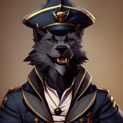 captain wolf - AI Generated Artwork - NightCafe Creator