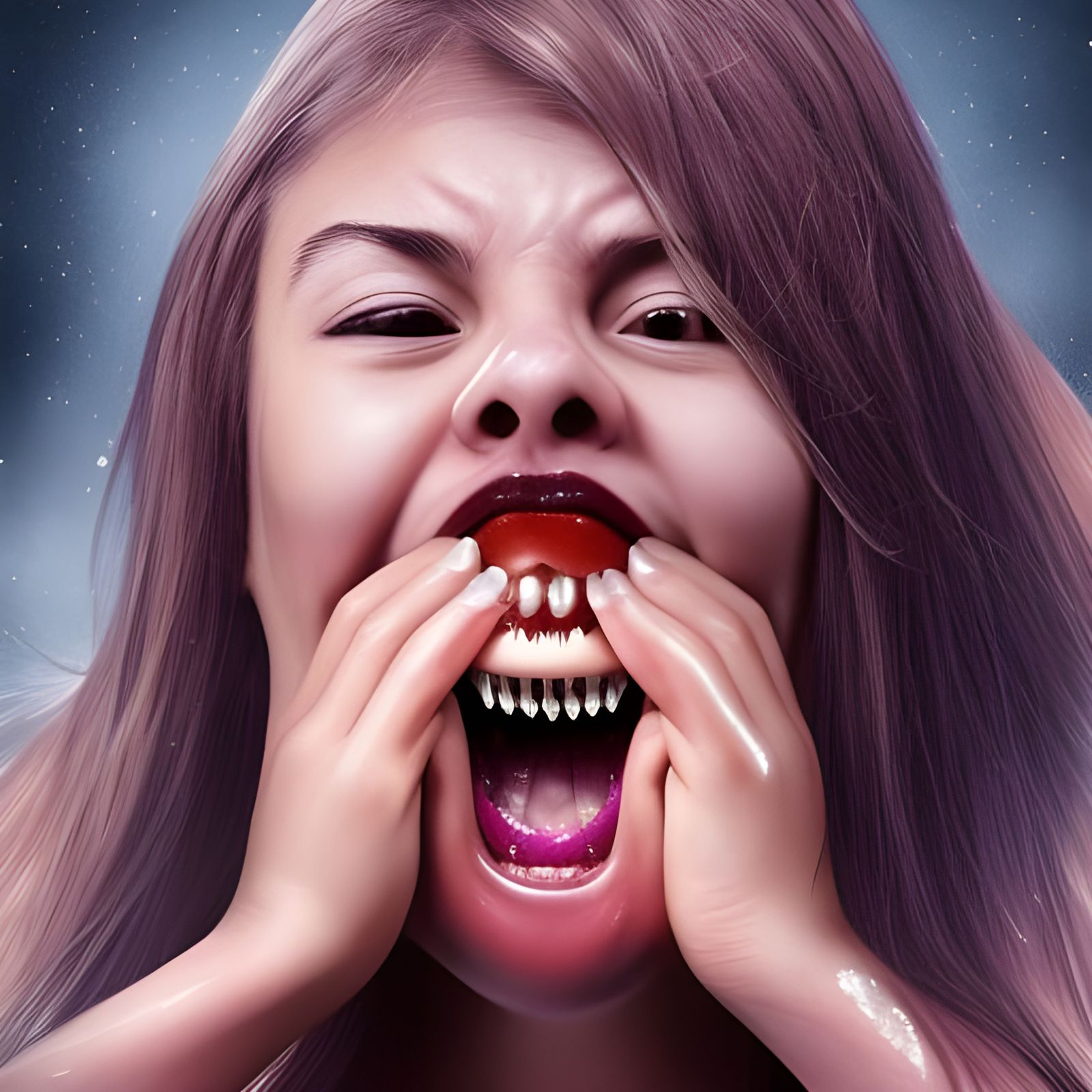 Assembling Mouth Mechanism - AI Generated Artwork - NightCafe Creator