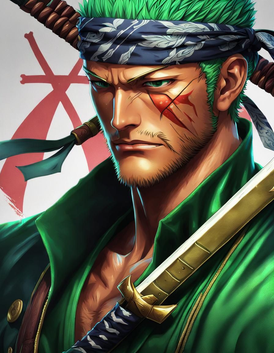 Roronoa Zoro - AI Generated Artwork - NightCafe Creator
