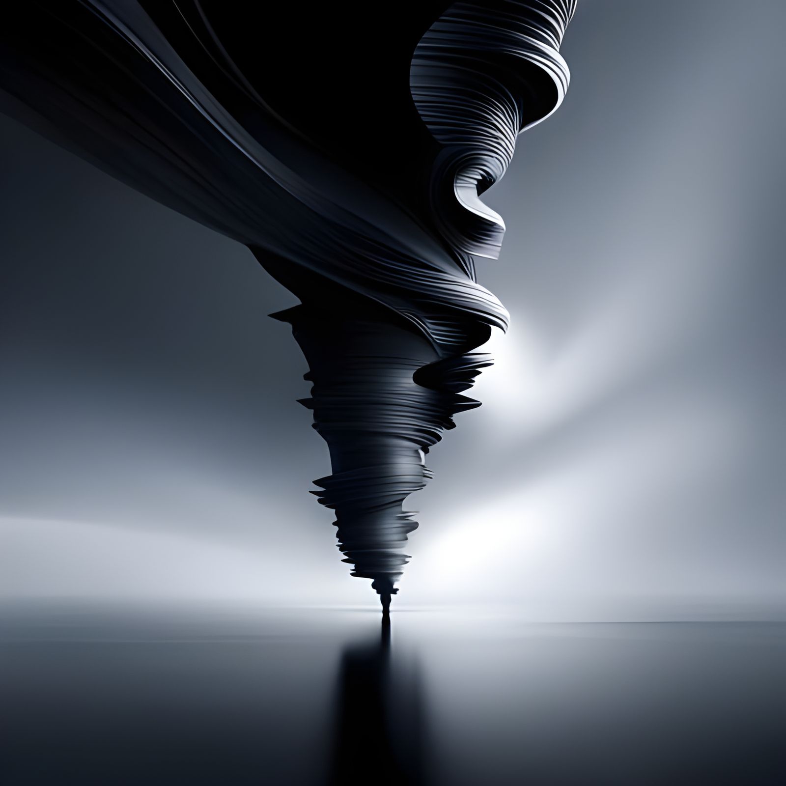 a pitch-black detailed visual use dark morose colors. abstract art ...