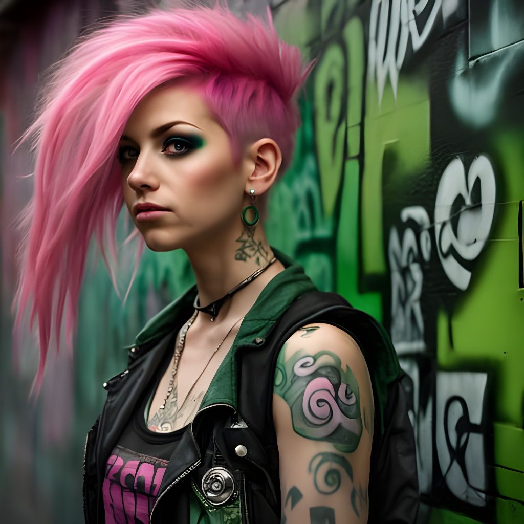 Punk - AI Generated Artwork - NightCafe Creator