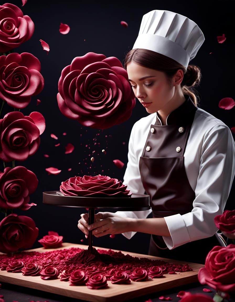 shaping chocolate - AI Generated Artwork - NightCafe Creator