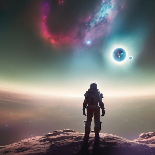 Galactic Exploration - AI Generated Artwork - NightCafe Creator