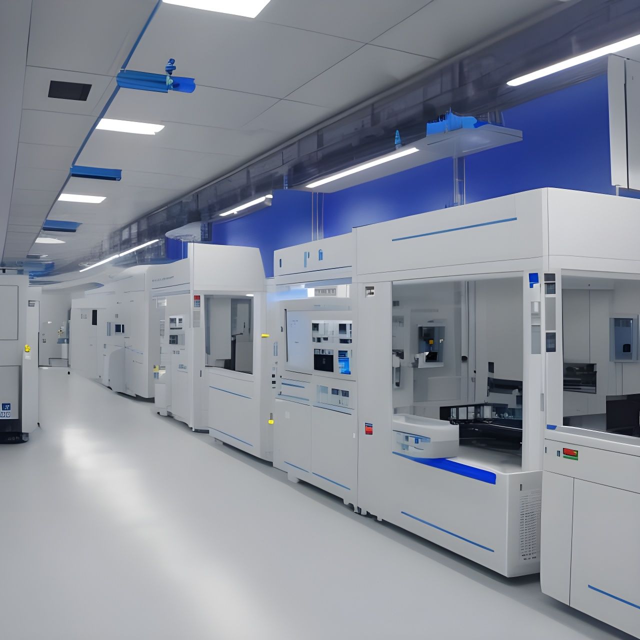 Semiconductor FAB facility 04 - AI Generated Artwork - NightCafe Creator