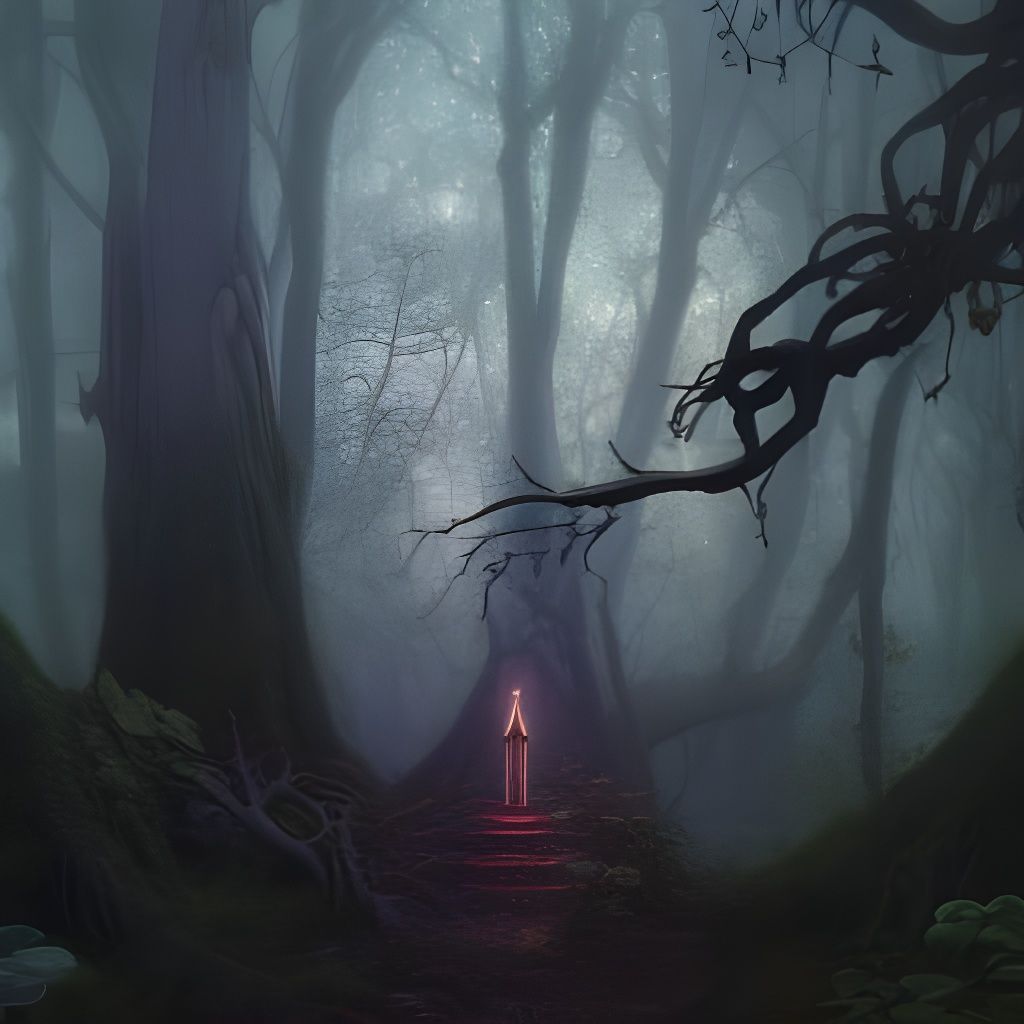 Fallow mystic forest goth dream Ferdinand Knab gothic art mysterious ...