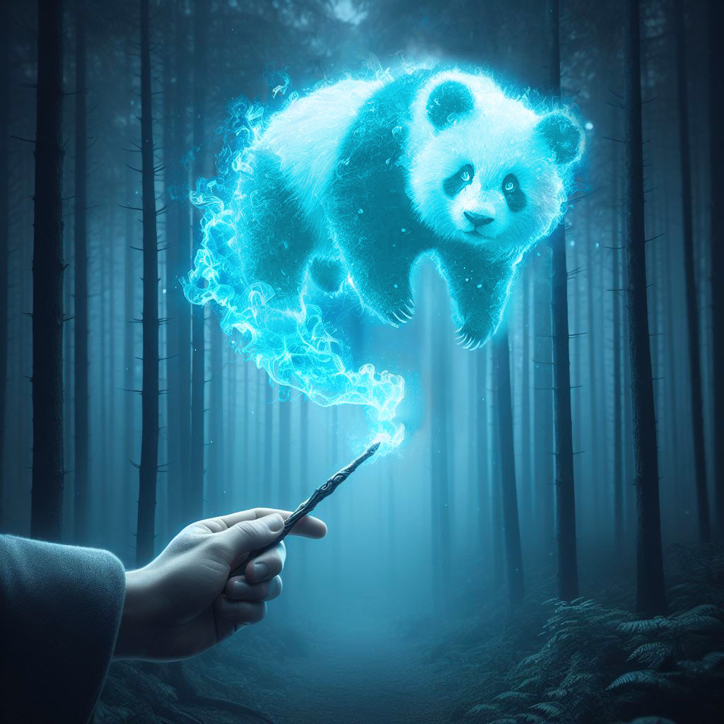 Panda Patronus - AI Generated Artwork - NightCafe Creator