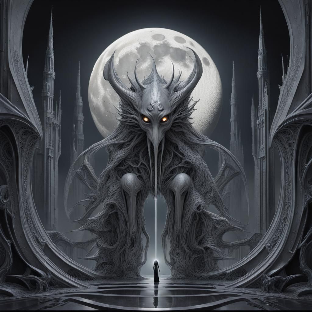 The grey creature…. - AI Generated Artwork - NightCafe Creator