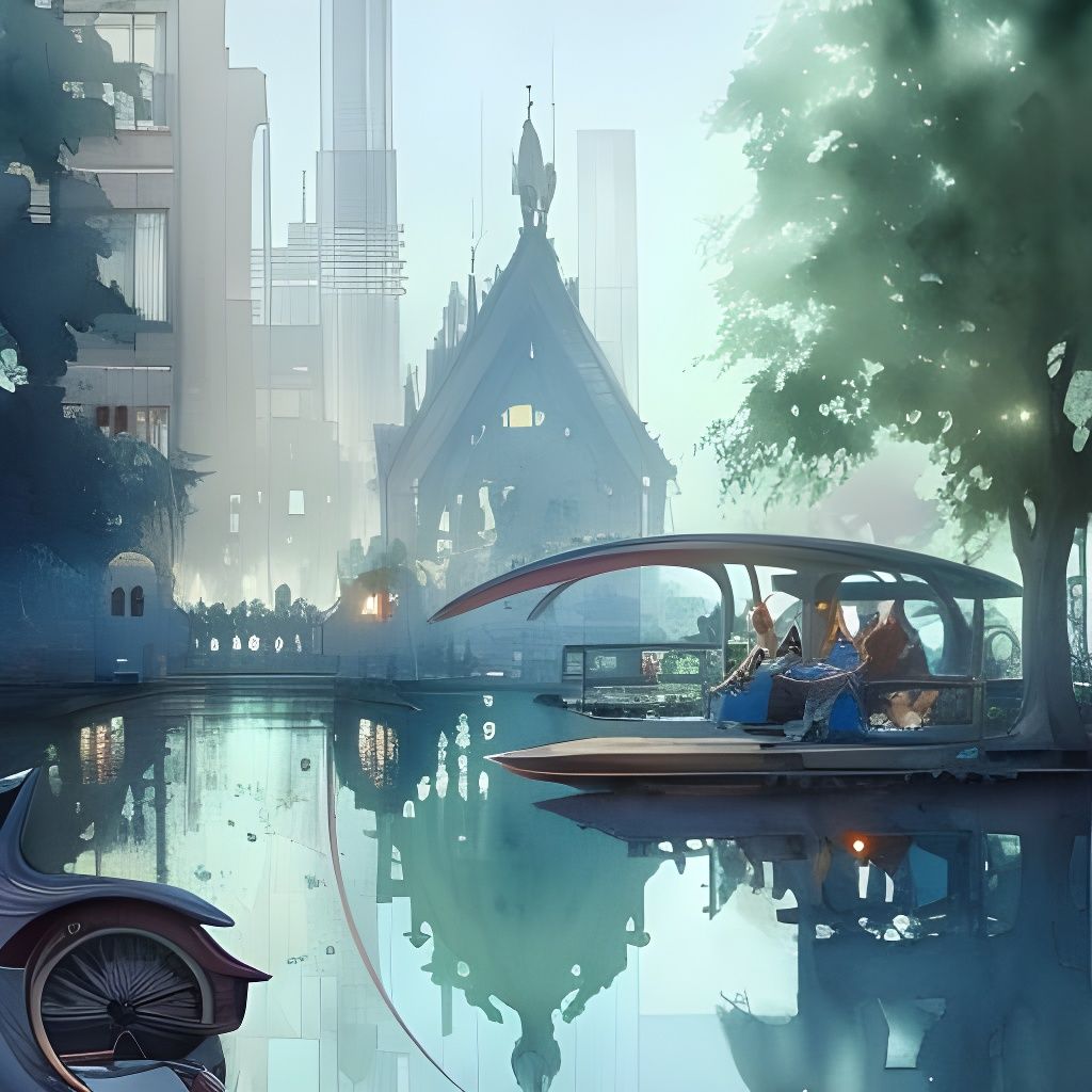 Unreal Splash - AI Generated Artwork - NightCafe Creator