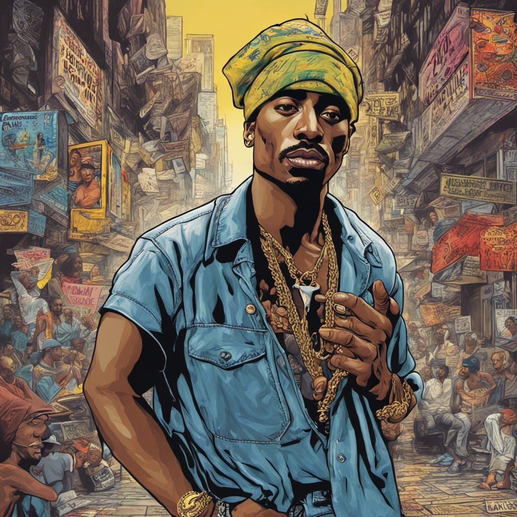 R.I.P. Tupac (Forever Missed) - AI Generated Artwork - NightCafe Creator