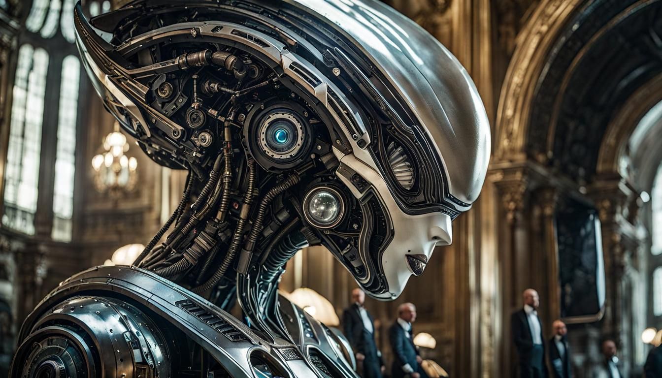 Female Alien Robot - AI Generated Artwork - NightCafe Creator