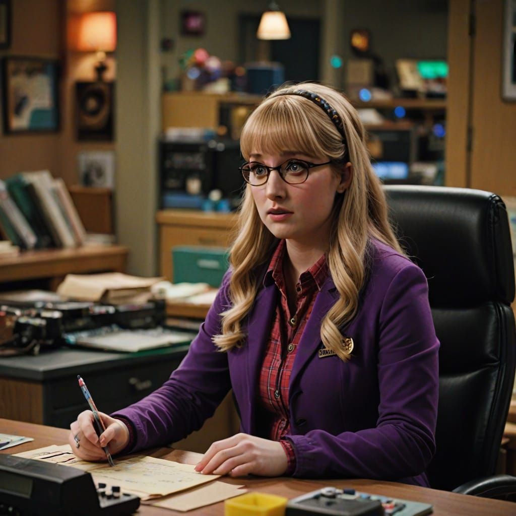 Melissa Rauch as Bernadette Rostenkowski-Wolowitz in the Big Bang Theory