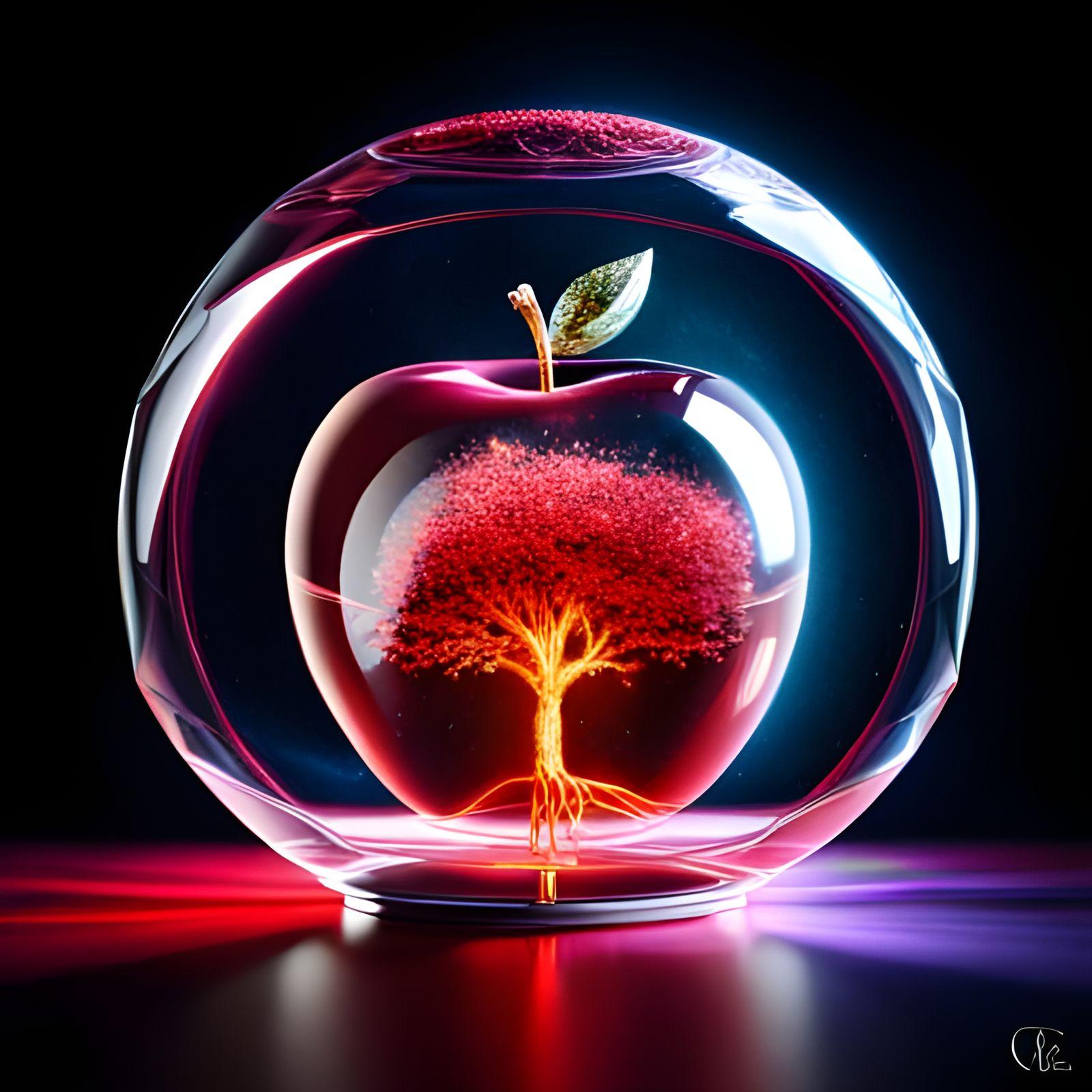 Apple genesis - AI Generated Artwork - NightCafe Creator