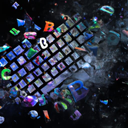 Keyboard Letters Revolt - AI Generated Artwork - NightCafe Creator
