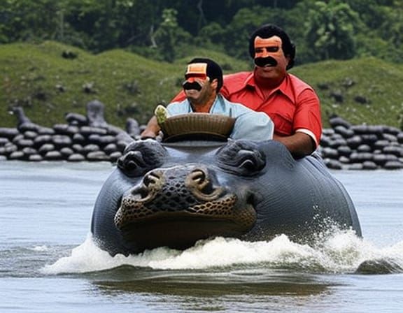 Pablo Escobar is not unrelated... - AI Generated Artwork - NightCafe ...