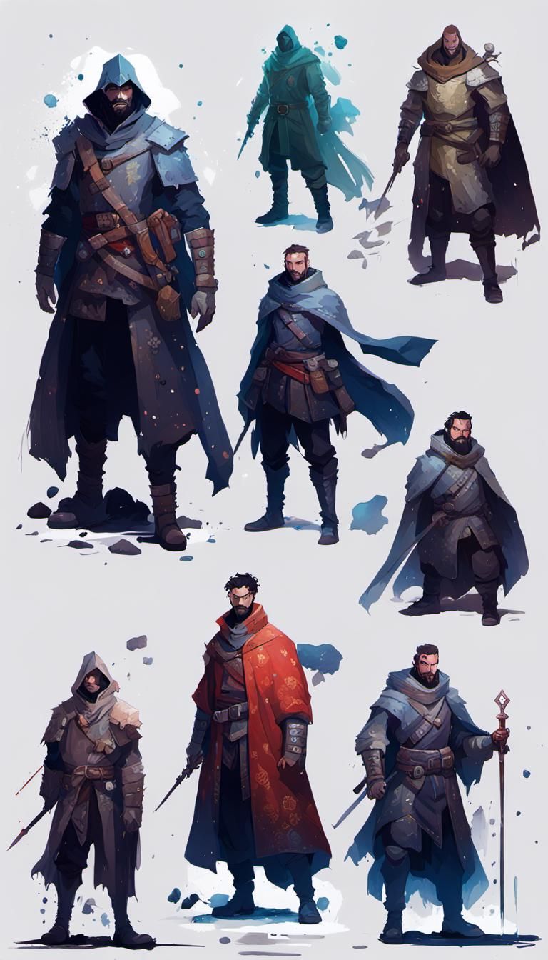 Fantasy Characters Concept Art - Fantasy Characters Concept ...