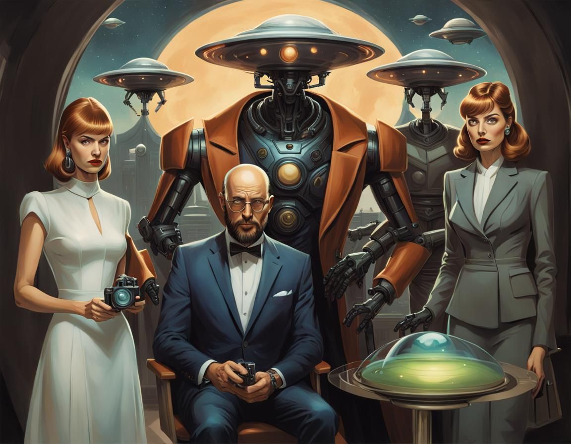 Intergalactic peace treaty, Alex Ross style - AI Generated Artwork ...