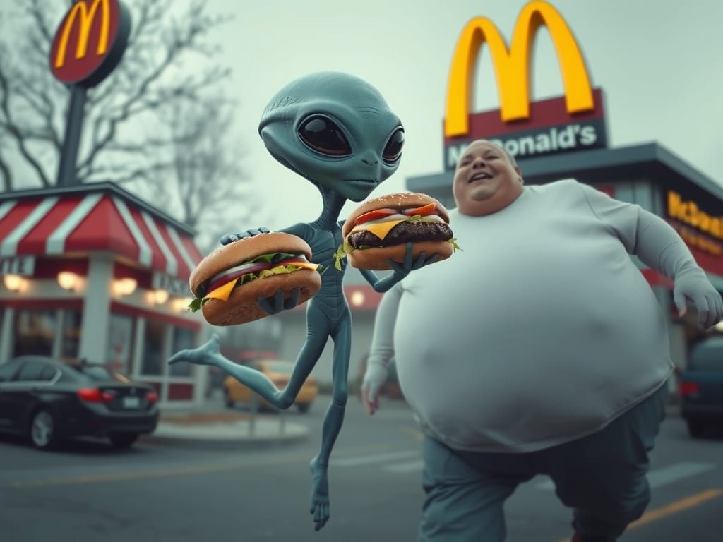 Burger Thief - Cosmic Burger Heist in Vibrant Color