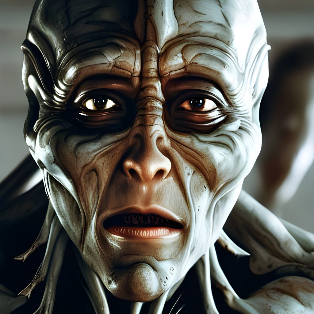 Attempt 4 Bishop Robot Aliens - AI Generated Artwork - NightCafe Creator