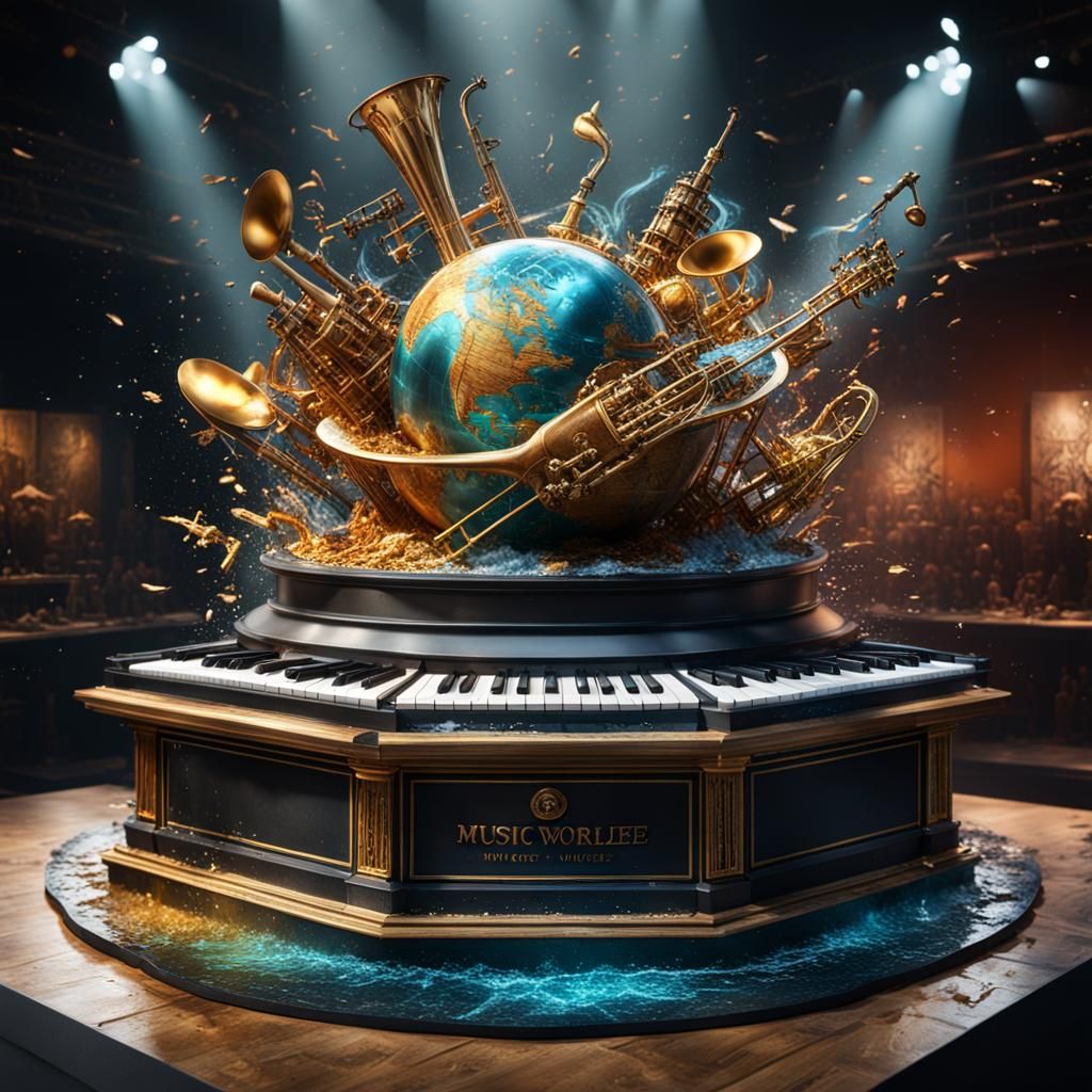 Trophée de la music - AI Generated Artwork - NightCafe Creator