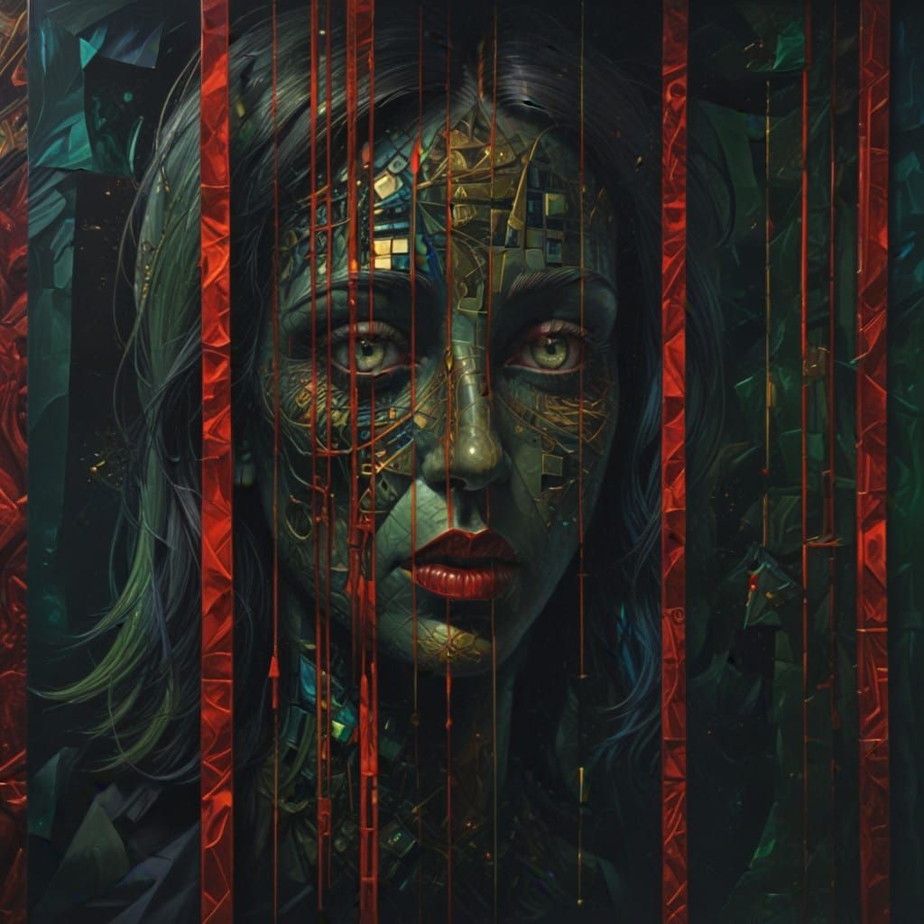 Painted, Colored, Modernist, Abstract, Cubist, Dada, Surrealist ...