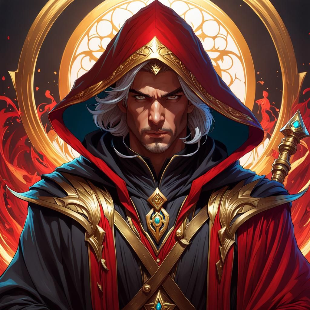 Intense mage - AI Generated Artwork - NightCafe Creator