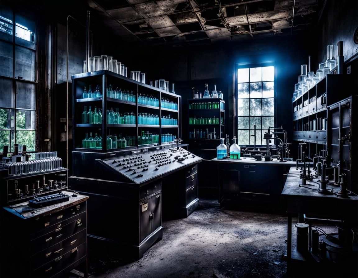 Abandoned Lab - AI Generated Artwork - NightCafe Creator