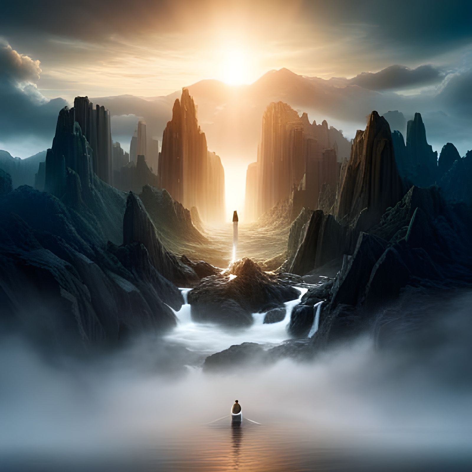 Angelic landscape. - AI Generated Artwork - NightCafe Creator