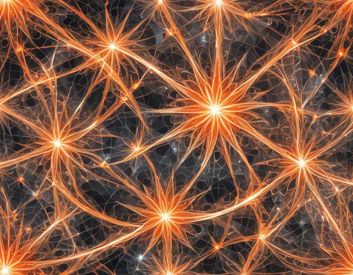 Glowing pattern - AI Generated Artwork - NightCafe Creator