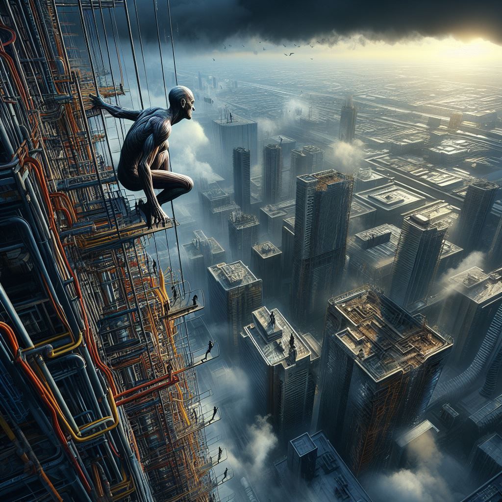 The Phobia Project : Acrophobia - AI Generated Artwork - NightCafe Creator