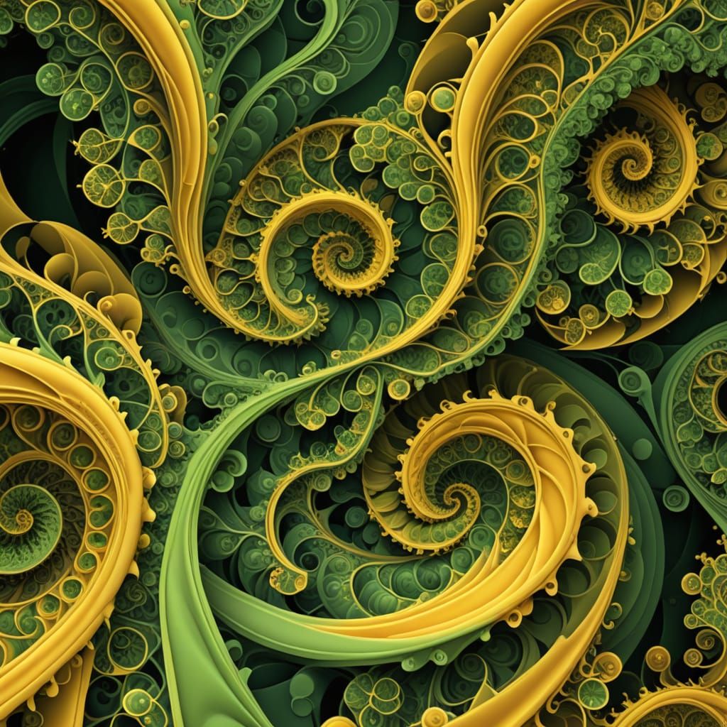 Fractals. Shells. Ferns. Spirals. - Intricate Fractal Patter...