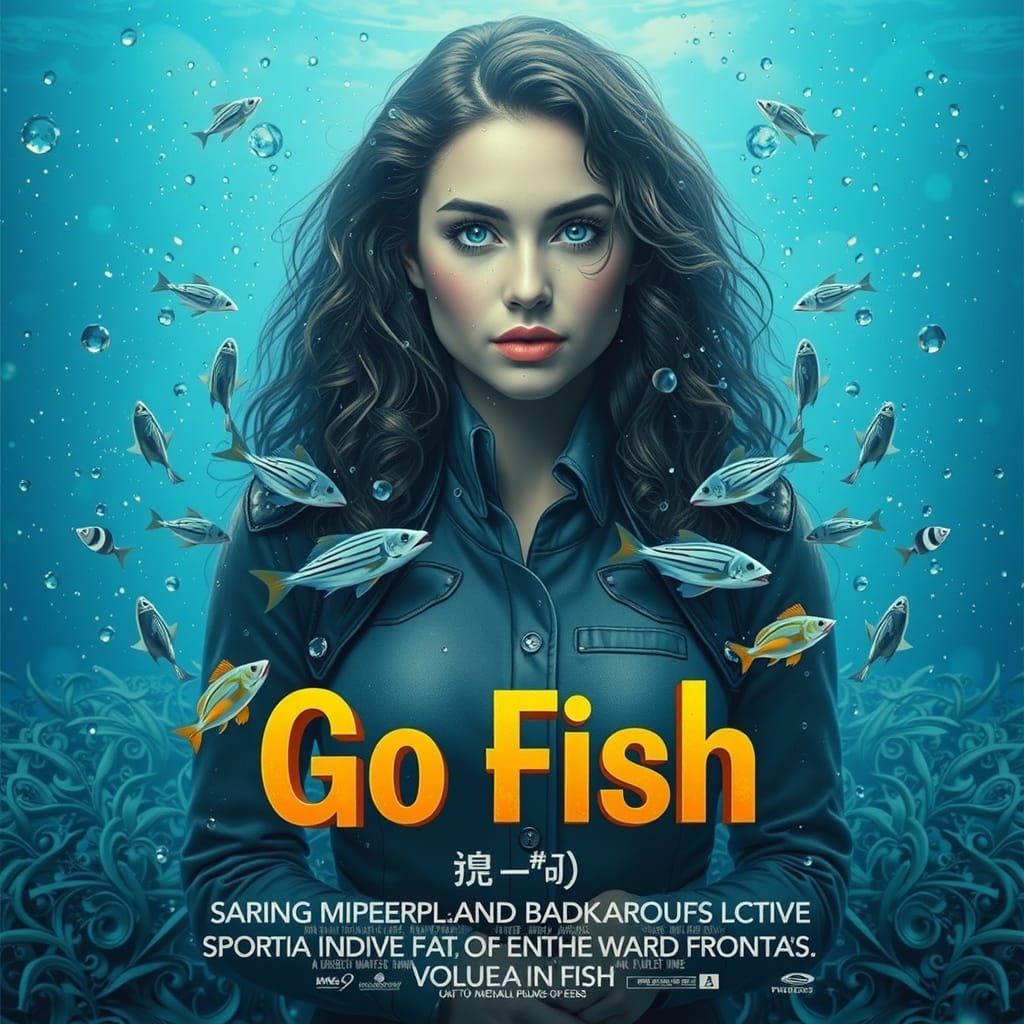 A poster for the movie “Go Fish” - Go Fish Movie Poster: Mar...