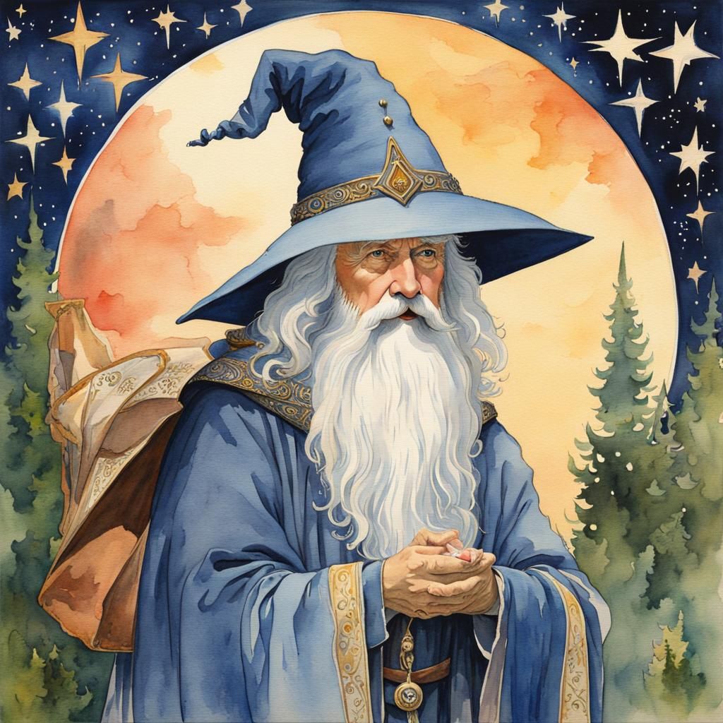 A Wizard Wanders - AI Generated Artwork - NightCafe Creator